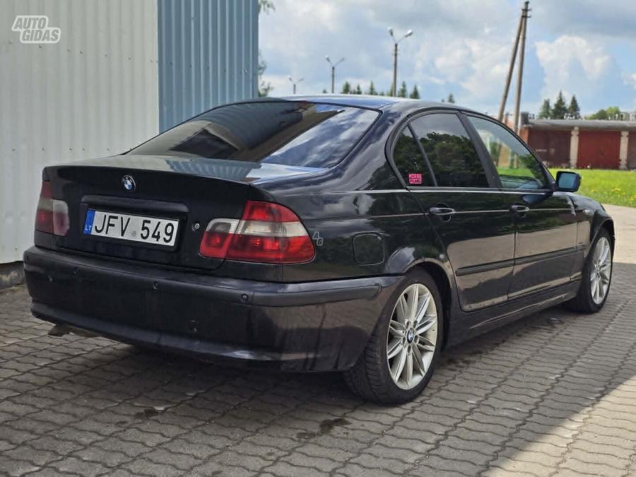 Melns BMW 320 2004 Viļņa, ar dzinēja tilpumu 2.00 L un nobraukumu 350 tūkst. km par 1100 €, foto 5 vietnē AUTOMOTO.COM.LV