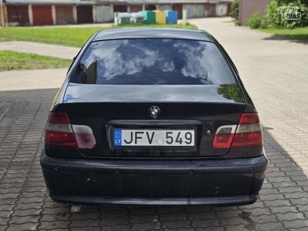Black BMW 320 2004 in Vilnius, with an engine capacity of 2.00 L and mileage of 350 thousand km for 1100 €, photo 5 on AUTOMOTO.COM.LV