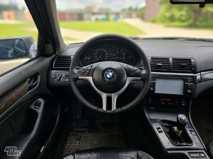 Melns BMW 320 2004 Viļņa, ar dzinēja tilpumu 2.00 L un nobraukumu 350 tūkst. km par 1100 €, foto 8 vietnē AUTOMOTO.COM.LV