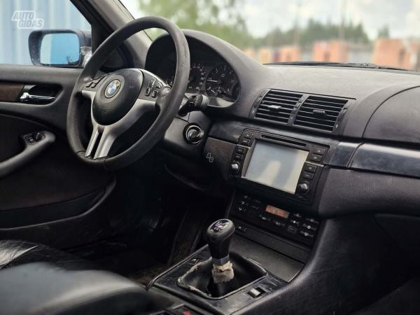 Black BMW 320 2004 in Vilnius, with an engine capacity of 2.00 L and mileage of 350 thousand km for 1100 €, photo 10 on AUTOMOTO.COM.LV