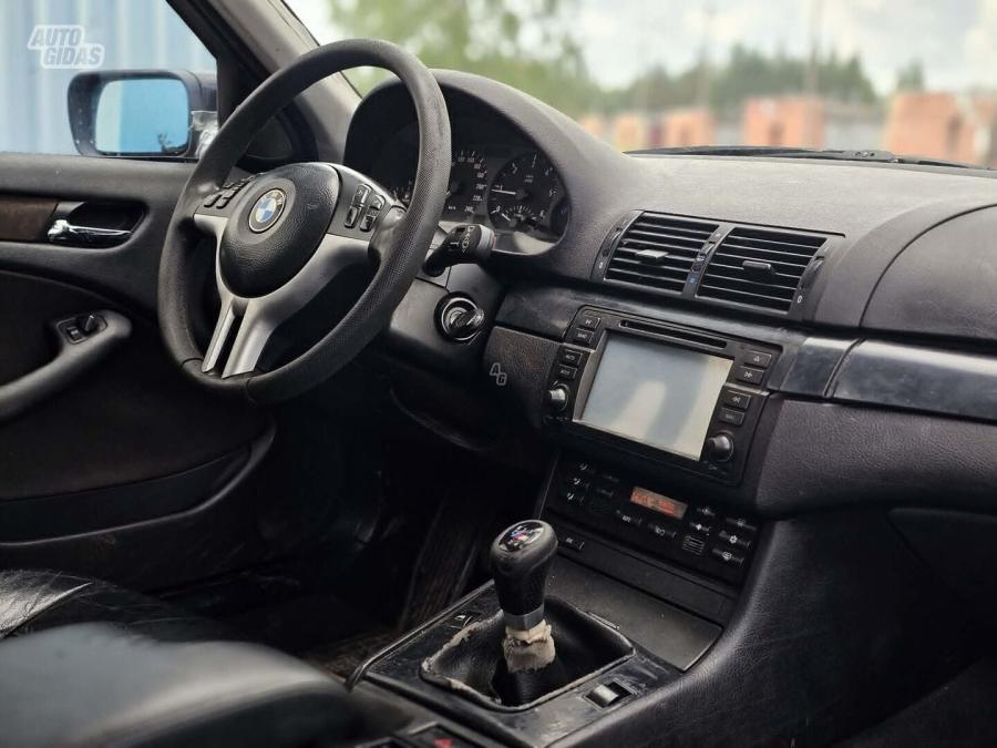 Melns BMW 320 2004 Viļņa, ar dzinēja tilpumu 2.00 L un nobraukumu 350 tūkst. km par 1100 €, foto 11 vietnē AUTOMOTO.COM.LV