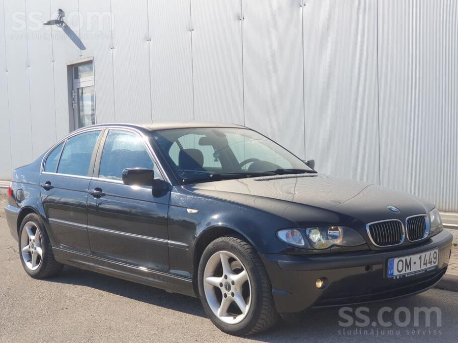 Black BMW 320 2004 in Ogre, with an engine capacity of 2.00 L and mileage of 247 thousand km for 3300 €, photo 3 on AUTOMOTO.COM.LV