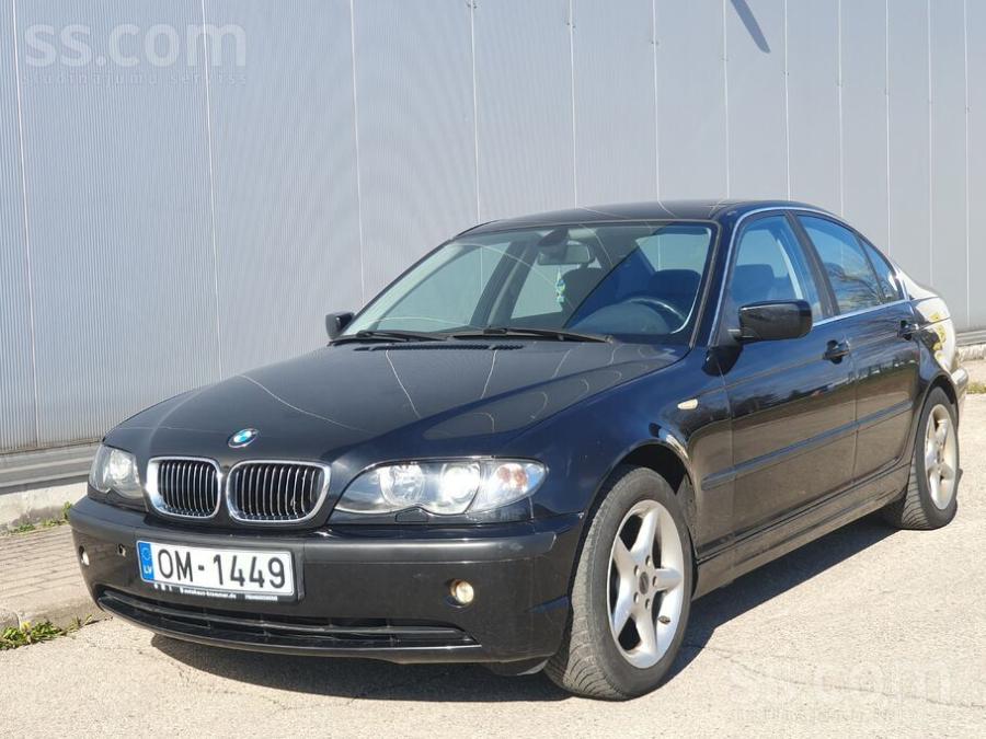Black BMW 320 2004 in Ogre, with an engine capacity of 2.00 L and mileage of 247 thousand km for 3300 €, photo 4 on AUTOMOTO.COM.LV