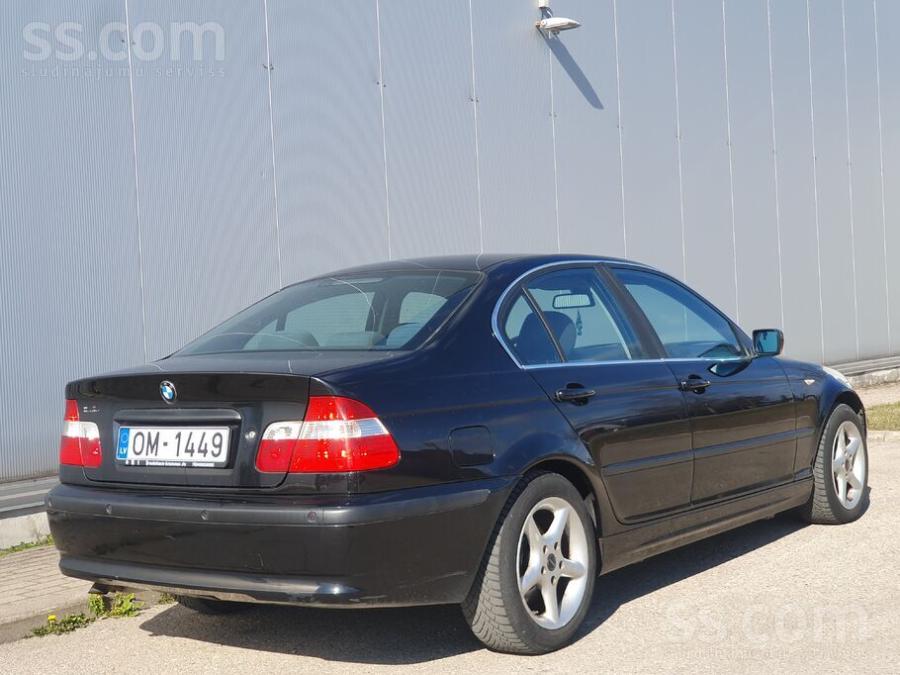 Black BMW 320 2004 in Ogre, with an engine capacity of 2.00 L and mileage of 247 thousand km for 3300 €, photo 5 on AUTOMOTO.COM.LV