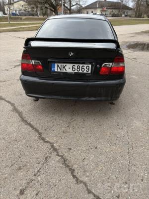 Black BMW 320 2004 in Gulbene, with an engine capacity of 2.00 L and mileage of 265 thousand km for 2100 €, photo 5 on AUTOMOTO.COM.LV
