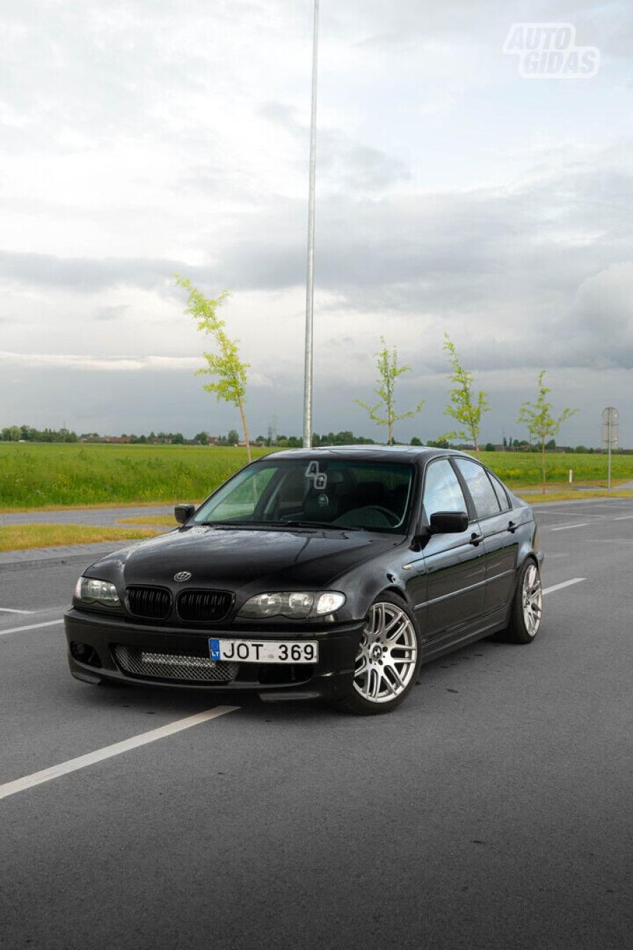 Black BMW 320 2004 in Marijampole, with an engine capacity of 2.00 L and mileage of 440 thousand km for 2300 €, photo 1 on AUTOMOTO.COM.LV