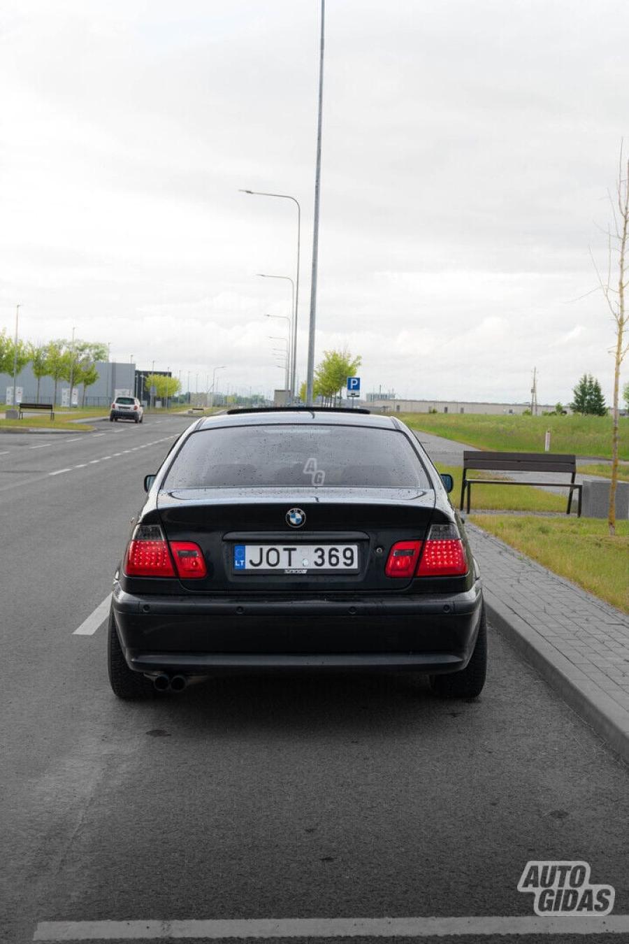 Black BMW 320 2004 in Marijampole, with an engine capacity of 2.00 L and mileage of 440 thousand km for 2300 €, photo 6 on AUTOMOTO.COM.LV