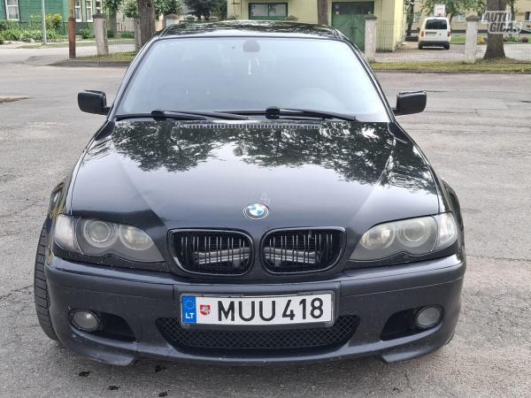 Black BMW 320 2004 in Pakruojis, with an engine capacity of 2.00 L and mileage of 315 thousand km for 1800 €, photo 2 on AUTOMOTO.COM.LV