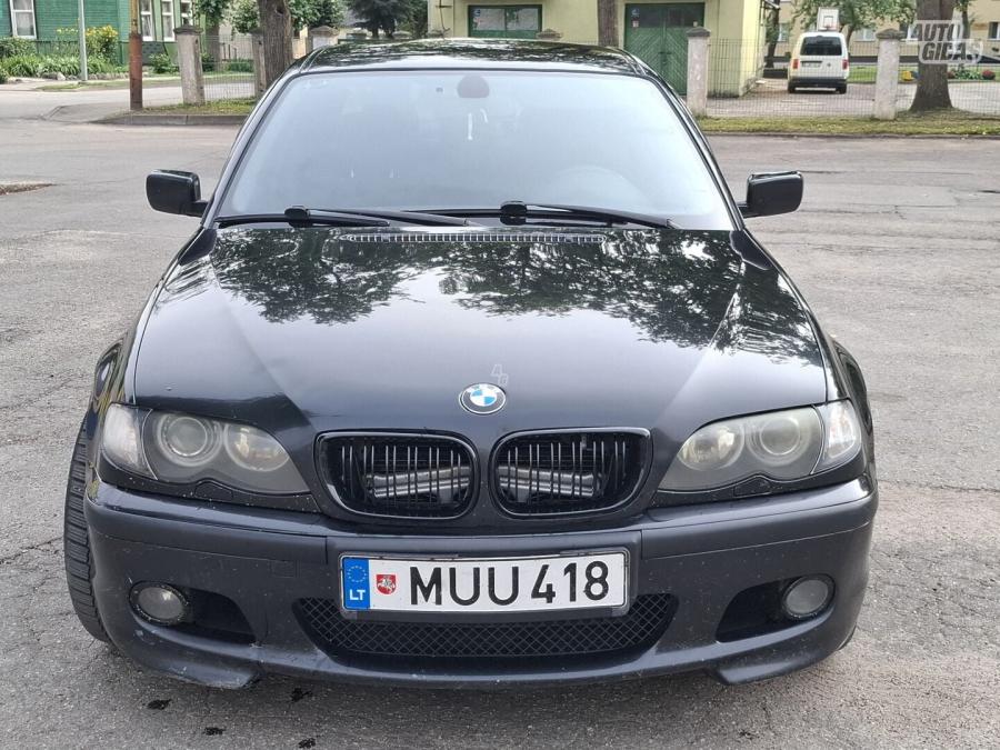 Black BMW 320 2004 in Pakruojis, with an engine capacity of 2.00 L and mileage of 315 thousand km for 1800 €, photo 3 on AUTOMOTO.COM.LV