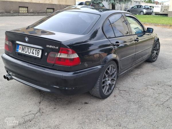 Black BMW 320 2004 in Pakruojis, with an engine capacity of 2.00 L and mileage of 315 thousand km for 1800 €, photo 5 on AUTOMOTO.COM.LV