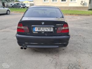 Black BMW 320 2004 in Pakruojis, with an engine capacity of 2.00 L and mileage of 315 thousand km for 1800 €, photo 7 on AUTOMOTO.COM.LV