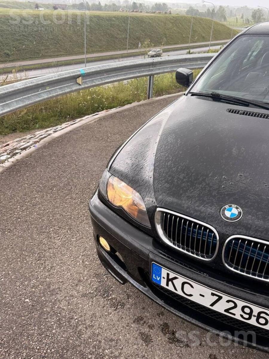 Черный БМВ 320 2004 в Даугавпилс, объемом двигателя 2.00 л и пробегом 372 тыс. км за 1999 €, фото 1 на AUTOMOTO.COM.LV