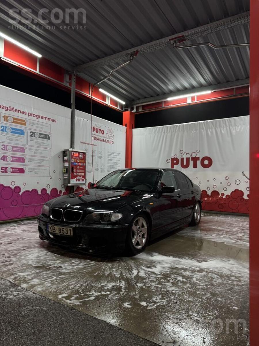 Melns BMW 320 2004 Rīga, ar dzinēja tilpumu 2.00 L un nobraukumu 338 tūkst. km par 1900 €, foto 3 vietnē AUTOMOTO.COM.LV