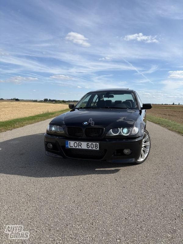 Black BMW 320 2004 in Joniskis, with an engine capacity of 2.00 L and mileage of 339 thousand km for 1500 €, photo 1 on AUTOMOTO.COM.LV