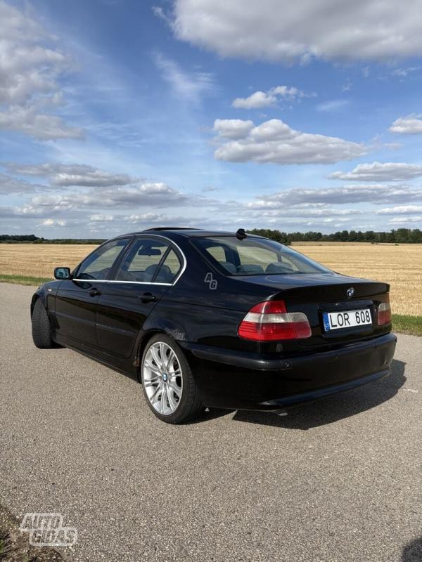 Black BMW 320 2004 in Joniskis, with an engine capacity of 2.00 L and mileage of 339 thousand km for 1500 €, photo 2 on AUTOMOTO.COM.LV