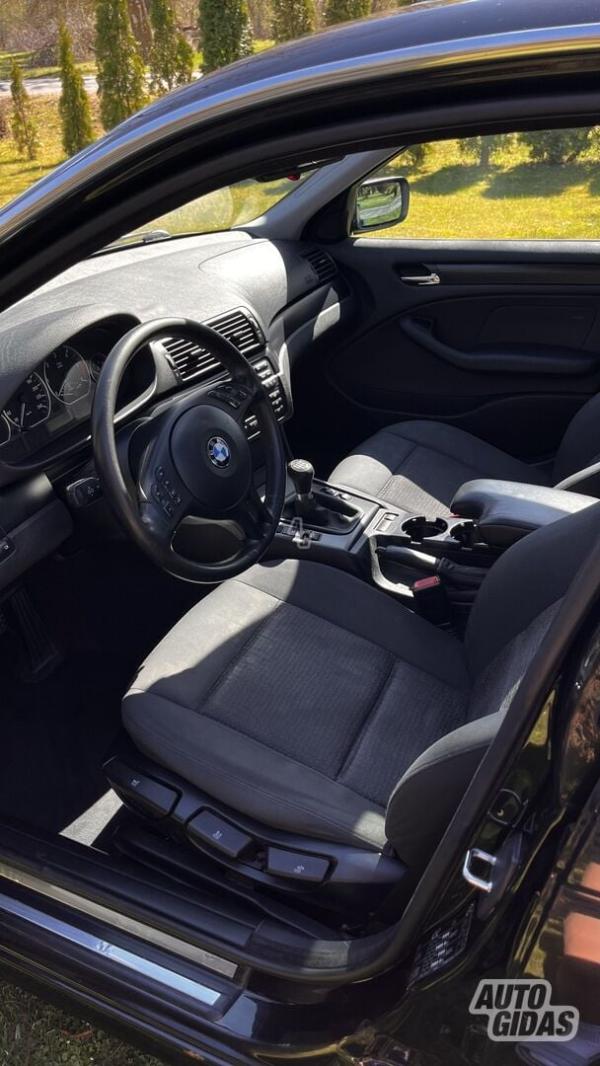 Black BMW 320 2004 in Joniskis, with an engine capacity of 2.00 L and mileage of 339 thousand km for 1500 €, photo 10 on AUTOMOTO.COM.LV