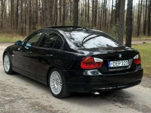 Black BMW 320 2005 in Vilnius, with an engine capacity of 2.00 L and mileage of 223 thousand km for 3200 €, photo 6 on AUTOMOTO.COM.LV