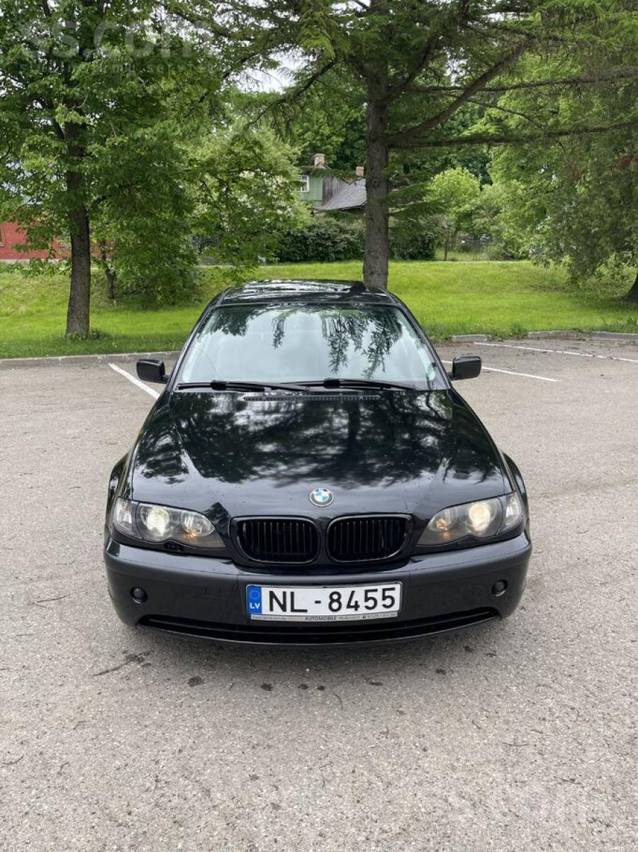 Black BMW 320 2005 in Jekabpils, with an engine capacity of 2.00 L and mileage of 379 thousand km for 2750 €, photo 4 on AUTOMOTO.COM.LV