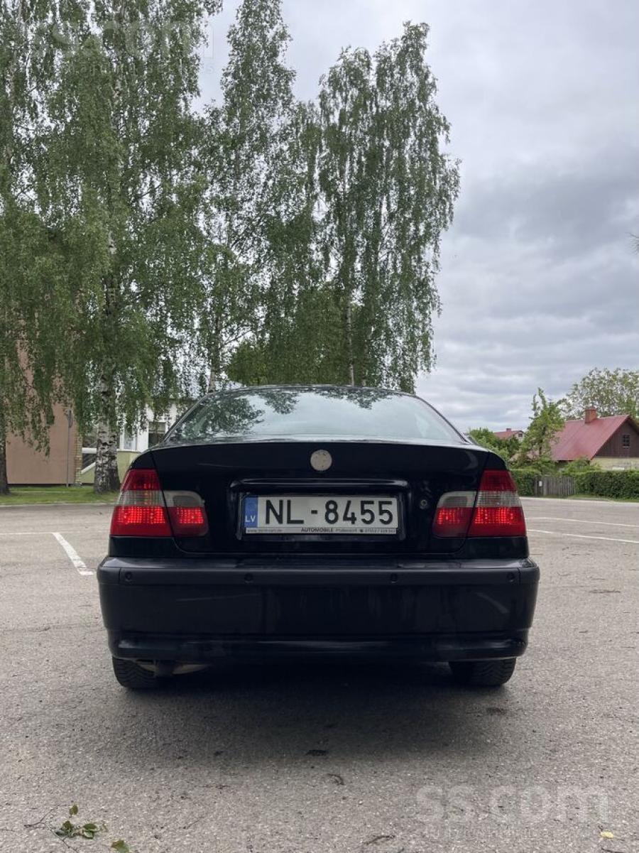 Black BMW 320 2005 in Jekabpils, with an engine capacity of 2.00 L and mileage of 379 thousand km for 2750 €, photo 7 on AUTOMOTO.COM.LV