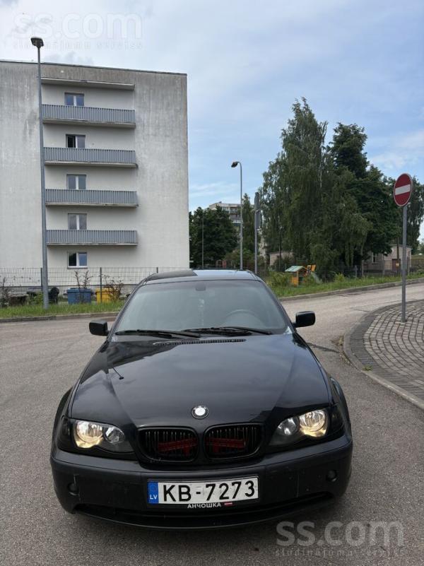 Black BMW 320 2005 in Jekabpils, with an engine capacity of 2.00 L and mileage of 340 thousand km for 2500 €, photo 2 on AUTOMOTO.COM.LV
