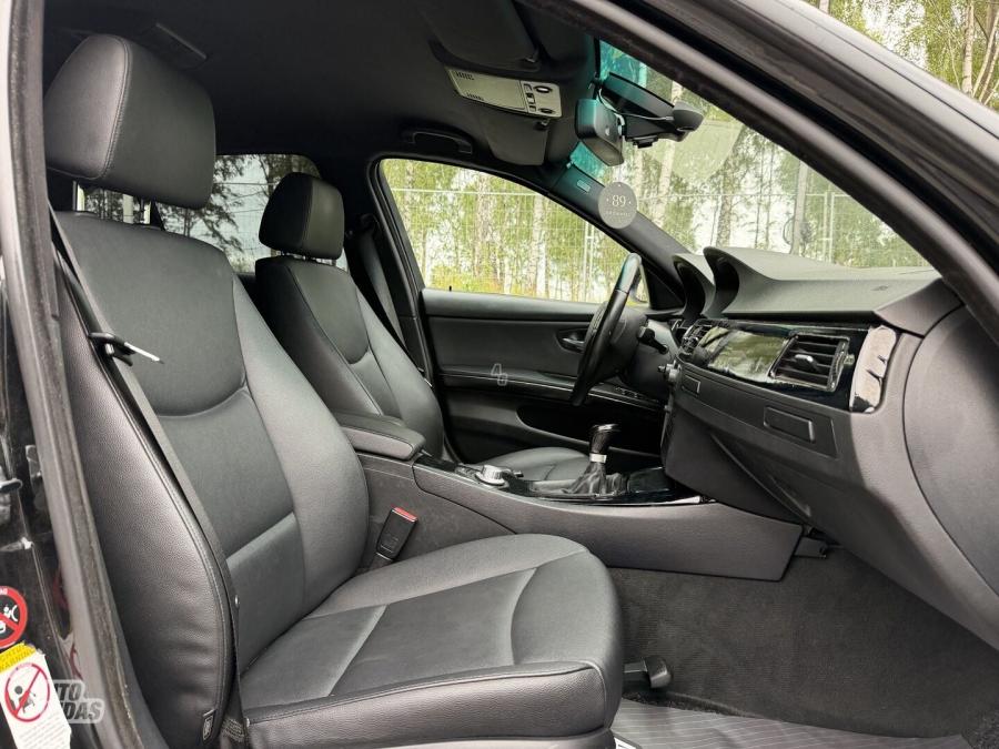 Black BMW 320 2005 in Vilnius, with an engine capacity of 2.00 L and mileage of 400 thousand km for 3299 €, photo 25 on AUTOMOTO.COM.LV