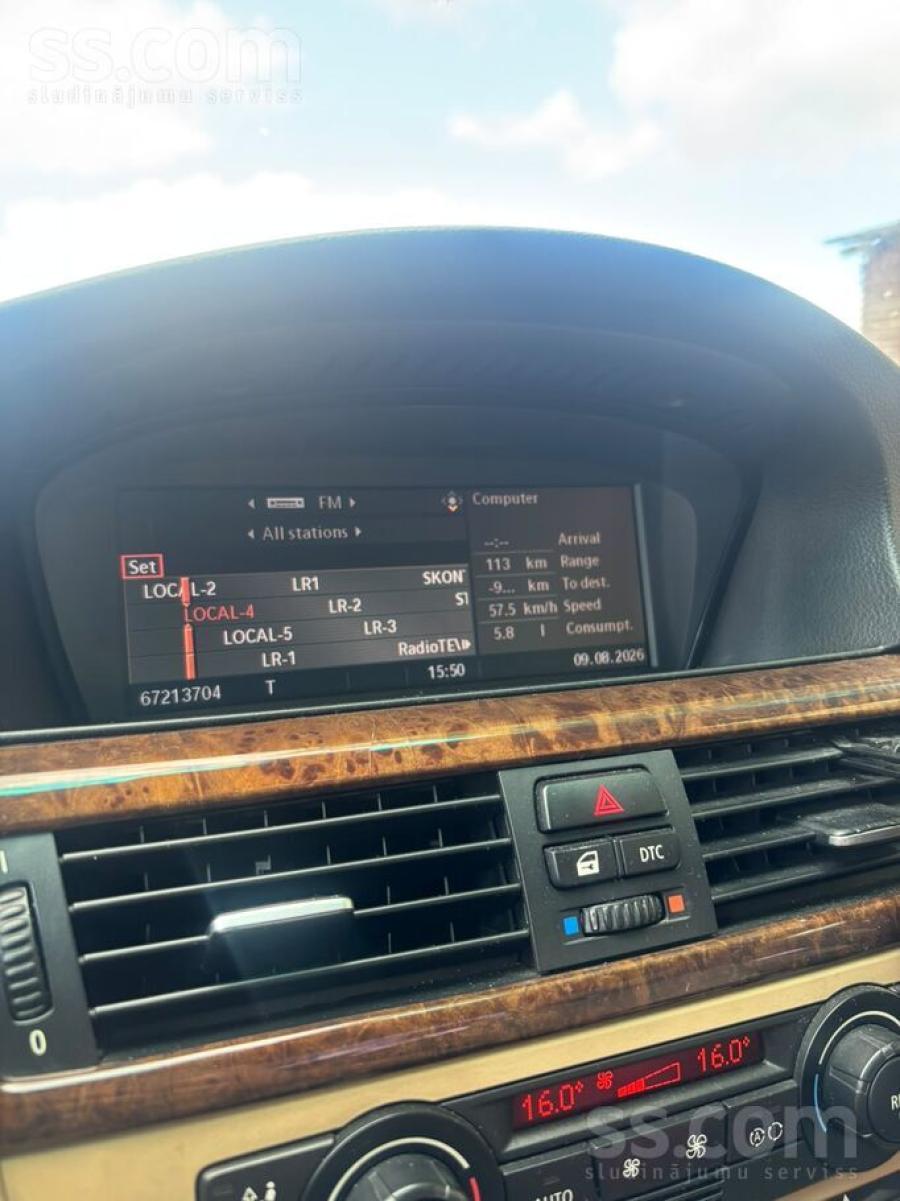 Black BMW 320 2005 in Balvi, with an engine capacity of 2.00 L and mileage of 0 thousand km for 4000 €, photo 9 on AUTOMOTO.COM.LV
