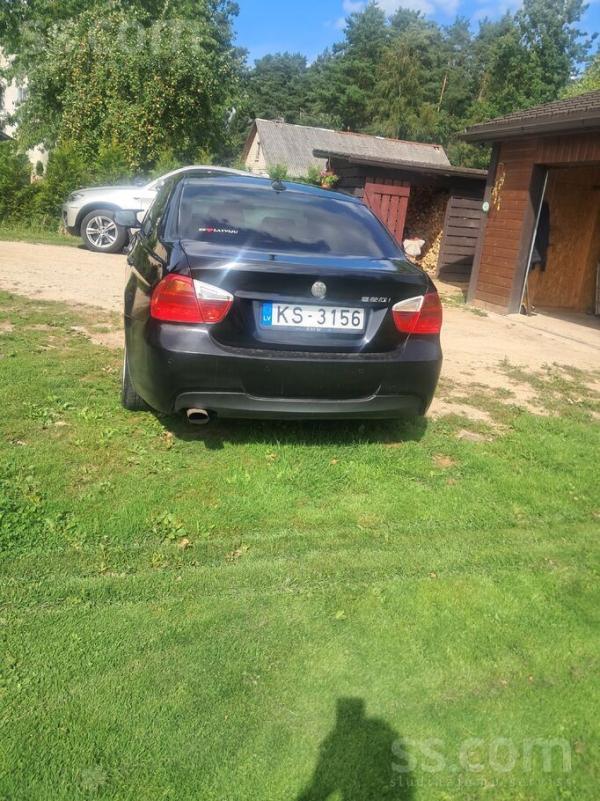 Black BMW 320 2005 in Saldus, with an engine capacity of 2.00 L and mileage of 0 thousand km for 3000 €, photo 6 on AUTOMOTO.COM.LV