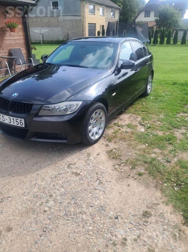 Black BMW 320 2005 in Saldus, with an engine capacity of 2.00 L and mileage of 0 thousand km for 3000 €, photo 7 on AUTOMOTO.COM.LV