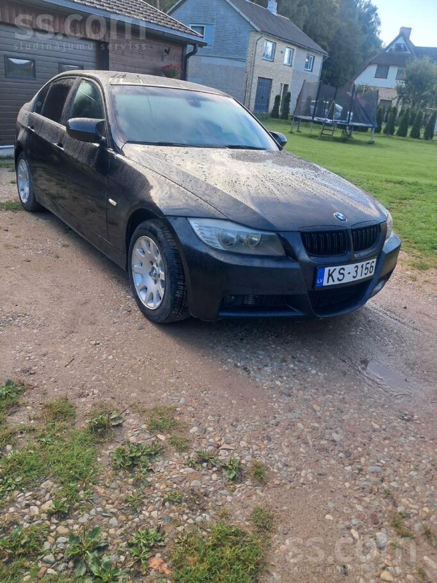 Black BMW 320 2005 in Saldus, with an engine capacity of 2.00 L and mileage of 0 thousand km for 3000 €, photo 3 on AUTOMOTO.COM.LV