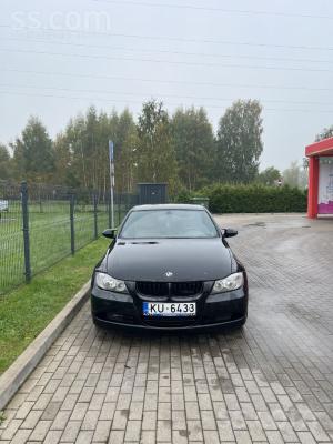 Black BMW 320 2005 in Dobele, with an engine capacity of 2.00 L and mileage of 357 thousand km for 3200 €, photo  on AUTOMOTO.COM.LV