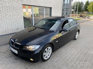 Black BMW 320 2006 in Balvi, with an engine capacity of 2.00 L and mileage of 306 thousand km for 5200 €, photo 1 on AUTOMOTO.COM.LV