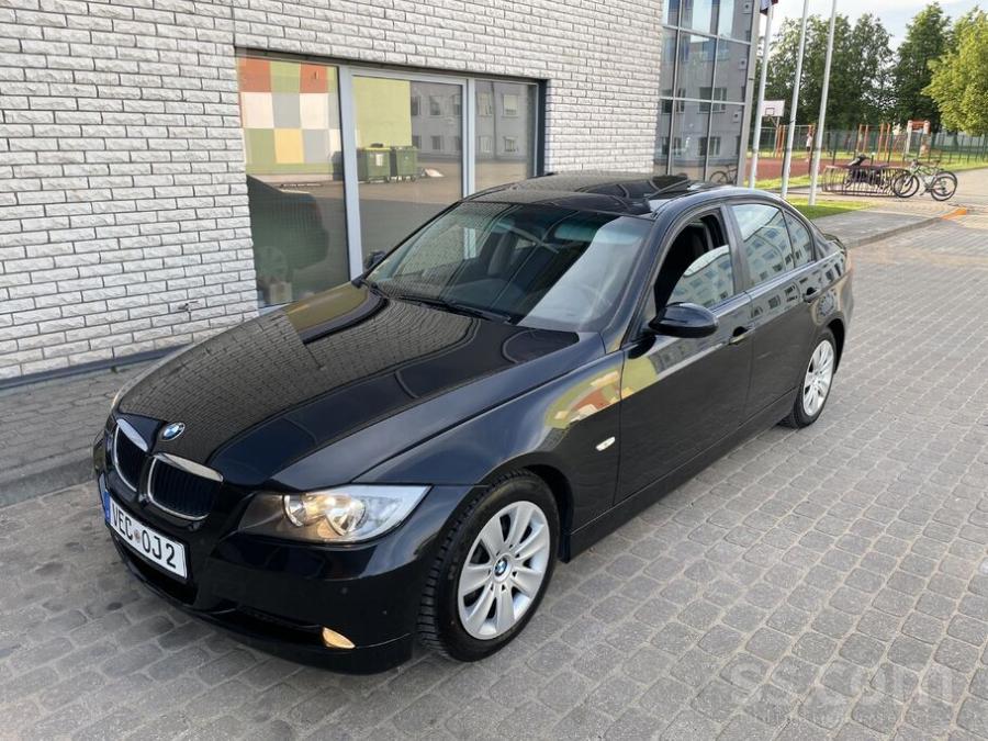 Black BMW 320 2006 in Balvi, with an engine capacity of 2.00 L and mileage of 306 thousand km for 5200 €, photo 1 on AUTOMOTO.COM.LV