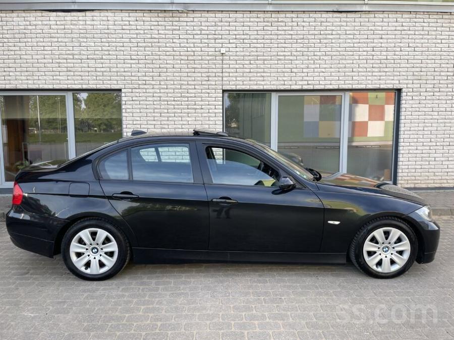 Black BMW 320 2006 in Balvi, with an engine capacity of 2.00 L and mileage of 306 thousand km for 5200 €, photo 6 on AUTOMOTO.COM.LV