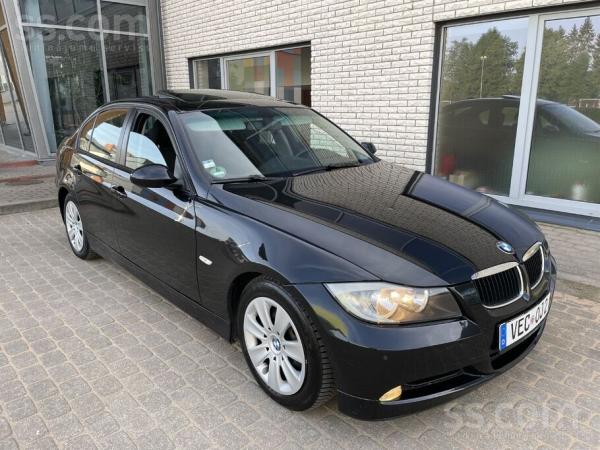 Black BMW 320 2006 in Balvi, with an engine capacity of 2.00 L and mileage of 306 thousand km for 4000 €, photo 7 on AUTOMOTO.COM.LV
