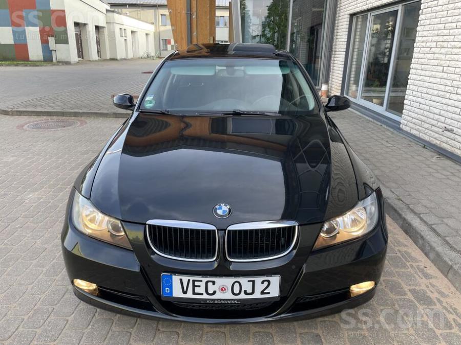 Black BMW 320 2006 in Balvi, with an engine capacity of 2.00 L and mileage of 306 thousand km for 5200 €, photo 8 on AUTOMOTO.COM.LV