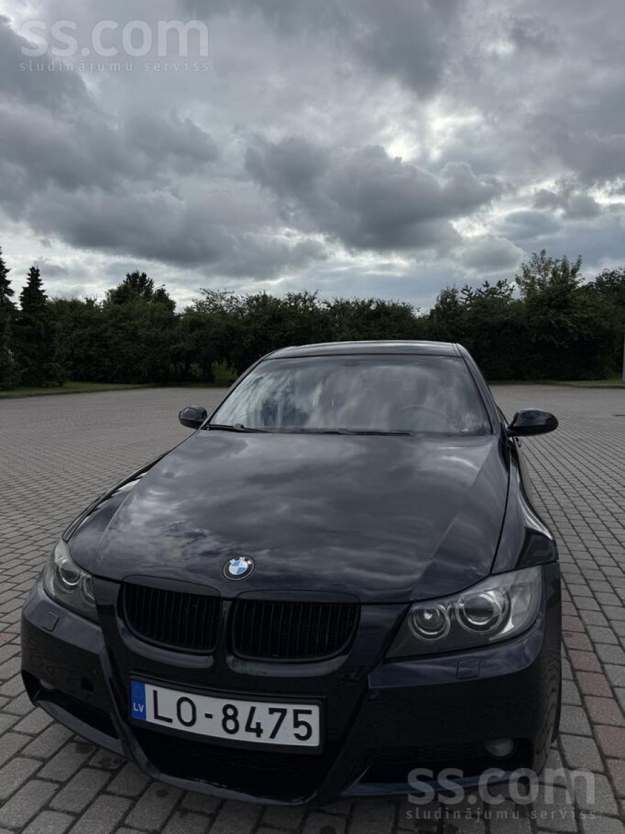 Black BMW 320 2006 in Dobele, with an engine capacity of 2.00 L and mileage of 341 thousand km for 5000 €, photo 1 on AUTOMOTO.COM.LV