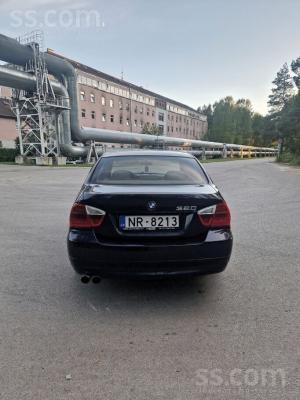 Black BMW 320 2006 in Riga, with an engine capacity of 2.00 L and mileage of 330 thousand km for 3000 €, photo 7 on AUTOMOTO.COM.LV