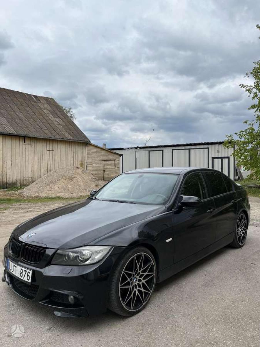 Black BMW 320 2006 in Marijampole, with an engine capacity of 2.00 L and mileage of 442 thousand km for 3000 €, photo 2 on AUTOMOTO.COM.LV