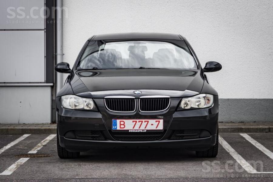 Black BMW 320 2006 in Riga, with an engine capacity of 2.00 L and mileage of 367 thousand km for 3850 €, photo 3 on AUTOMOTO.COM.LV