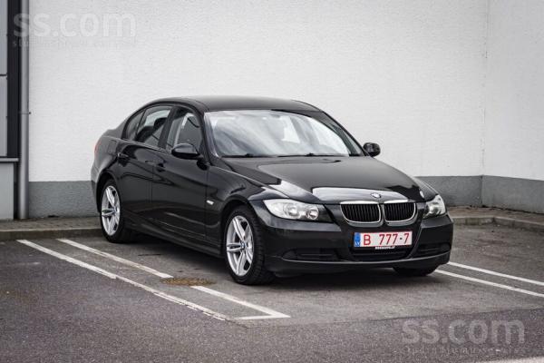 Black BMW 320 2006 in Riga, with an engine capacity of 2.00 L and mileage of 367 thousand km for 3850 €, photo 3 on AUTOMOTO.COM.LV