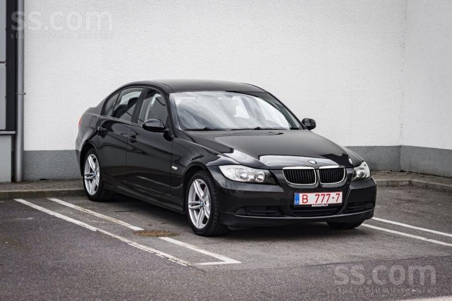 Black BMW 320 2006 in Riga, with an engine capacity of 2.00 L and mileage of 367 thousand km for 3850 €, photo 4 on AUTOMOTO.COM.LV