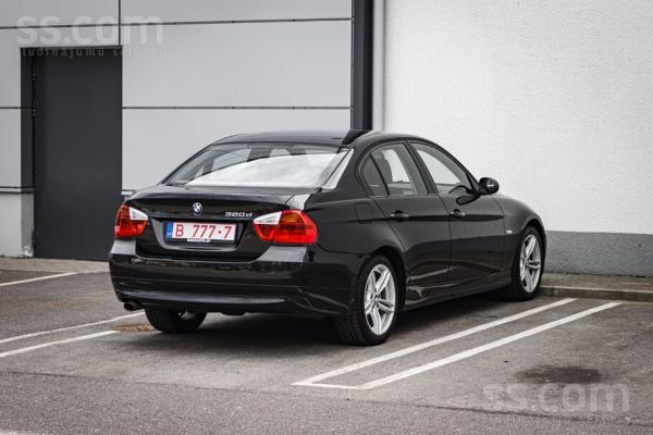 Black BMW 320 2006 in Riga, with an engine capacity of 2.00 L and mileage of 367 thousand km for 3850 €, photo 6 on AUTOMOTO.COM.LV