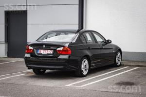 Black BMW 320 2006 in Riga, with an engine capacity of 2.00 L and mileage of 367 thousand km for 3850 €, photo 7 on AUTOMOTO.COM.LV