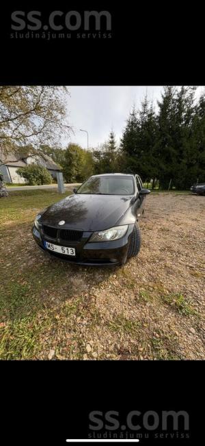 Melns BMW 320 2006 Aizkraukle, ar dzinēja tilpumu 2.00 L un nobraukumu 380 tūkst. km par 3000 €, foto  vietnē AUTOMOTO.COM.LV