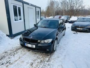 Black BMW 320 2006 in Riga, with an engine capacity of 2.00 L and mileage of 187 thousand km for 3990 €, photo 3 on AUTOMOTO.COM.LV