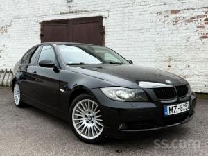 Black BMW 320 2006 in Bauska, with an engine capacity of 2.00 L and mileage of 0 thousand km for 3950 €, photo 1 on AUTOMOTO.COM.LV