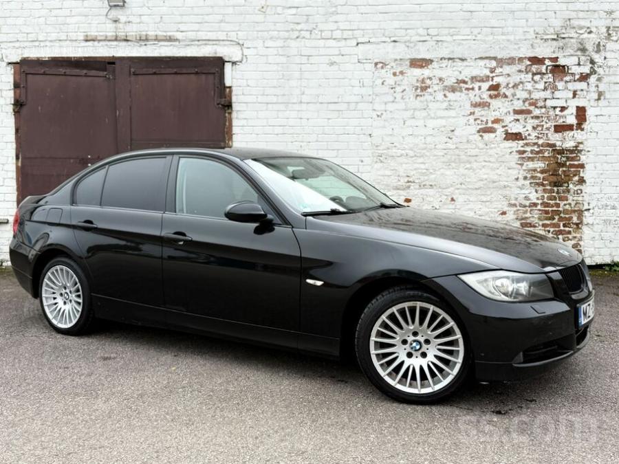 Black BMW 320 2006 in Bauska, with an engine capacity of 2.00 L and mileage of 0 thousand km for 3950 €, photo 5 on AUTOMOTO.COM.LV