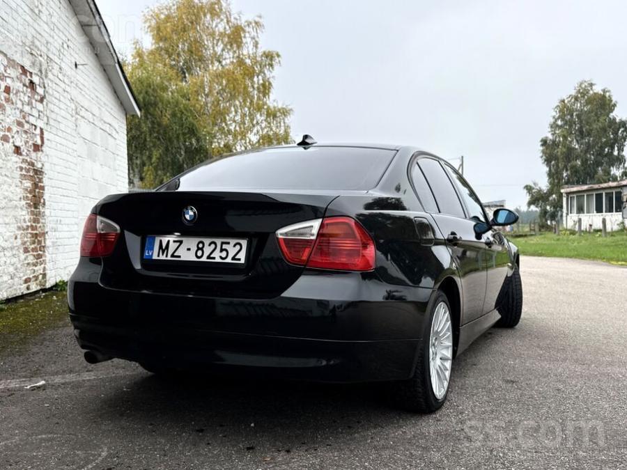 Black BMW 320 2006 in Bauska, with an engine capacity of 2.00 L and mileage of 0 thousand km for 3950 €, photo 6 on AUTOMOTO.COM.LV
