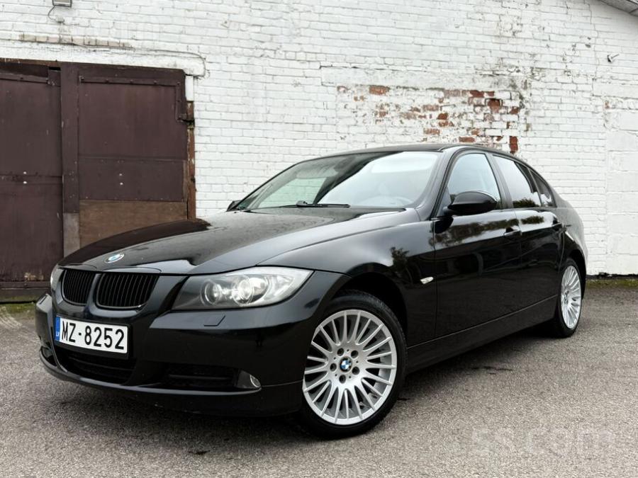 Black BMW 320 2006 in Bauska, with an engine capacity of 2.00 L and mileage of 0 thousand km for 3950 €, photo 7 on AUTOMOTO.COM.LV
