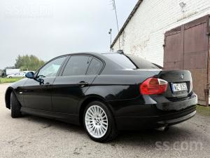 Black BMW 320 2006 in Bauska, with an engine capacity of 2.00 L and mileage of 0 thousand km for 3950 €, photo 8 on AUTOMOTO.COM.LV